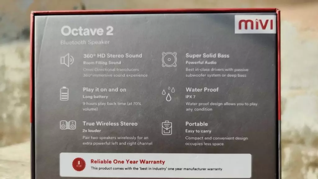 MIVI Octave 2 Review Speaker Wireless