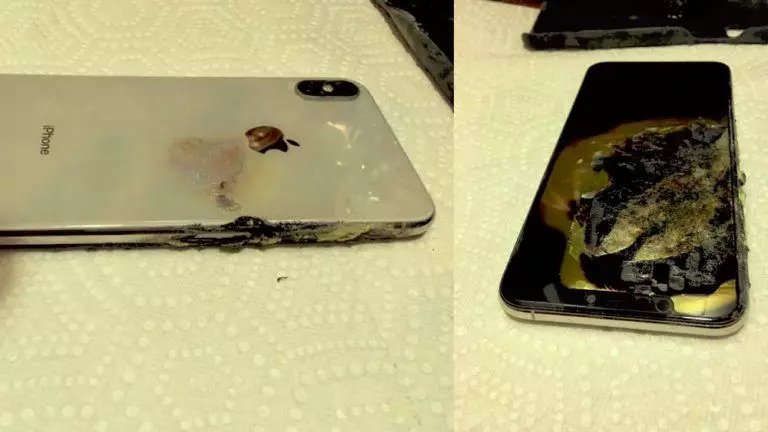 explosão do iPhoneXs