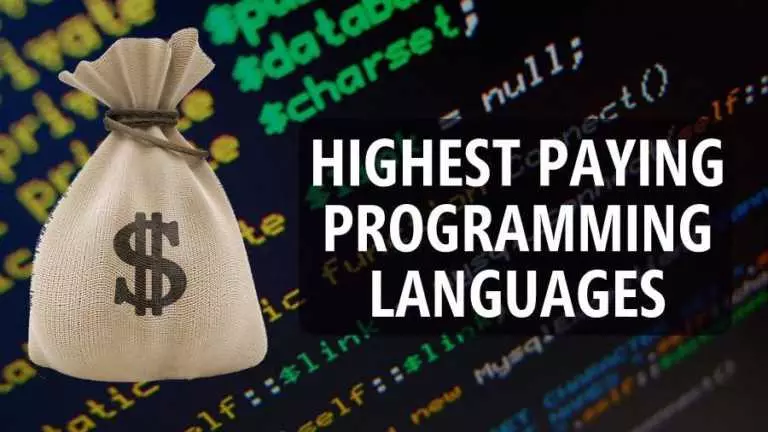 linguaxes de programación que pagan máis