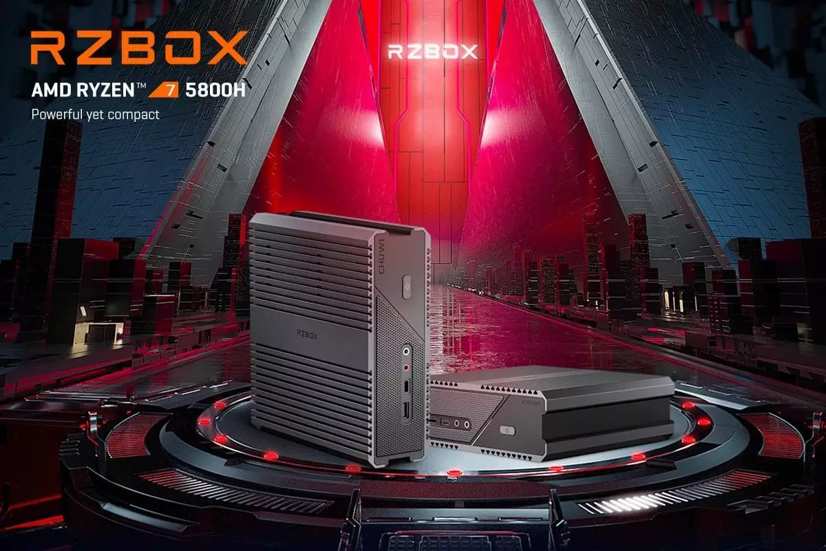 CHUWI RZBOX 2022, AMD RYZEN 7 5800H: 세계 최초 AMD RYZEN 7 5800H 미니 PC