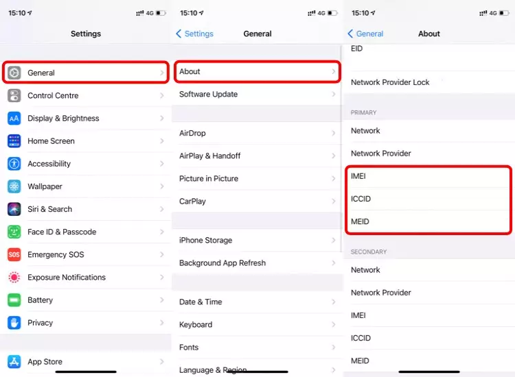Ostke kasutatud iPhone – kuidas iPhone'ist IMEI-numbrit leida
