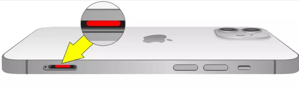 Индикатор за повреда от течност на iPhone 12: iPhone 12 Mini