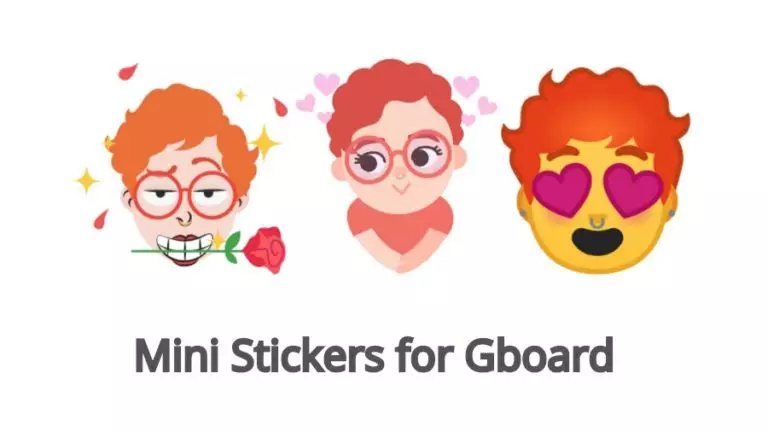 Mini Sticker fir Gboard