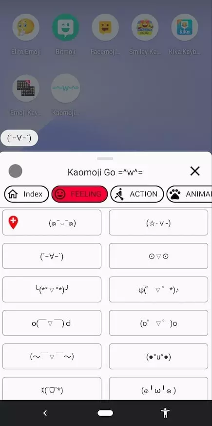 Kaomoji aplikacija: najbolja aplikacija za emoji