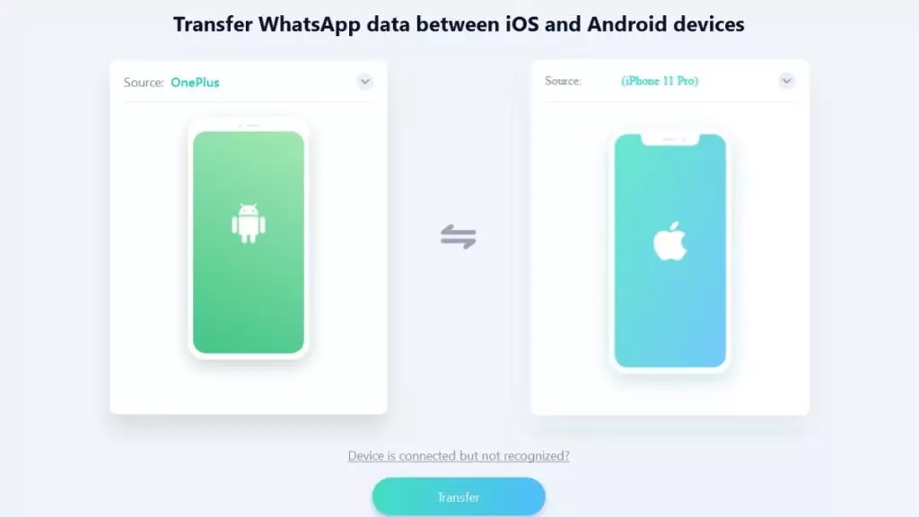 Overfør Whatsapp-data mellom iPhone og Android med Tenorshare iCareFone 3817_2