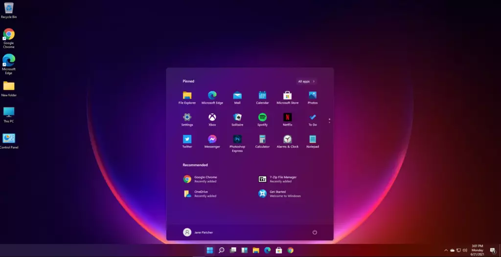 Windows 11 desktop