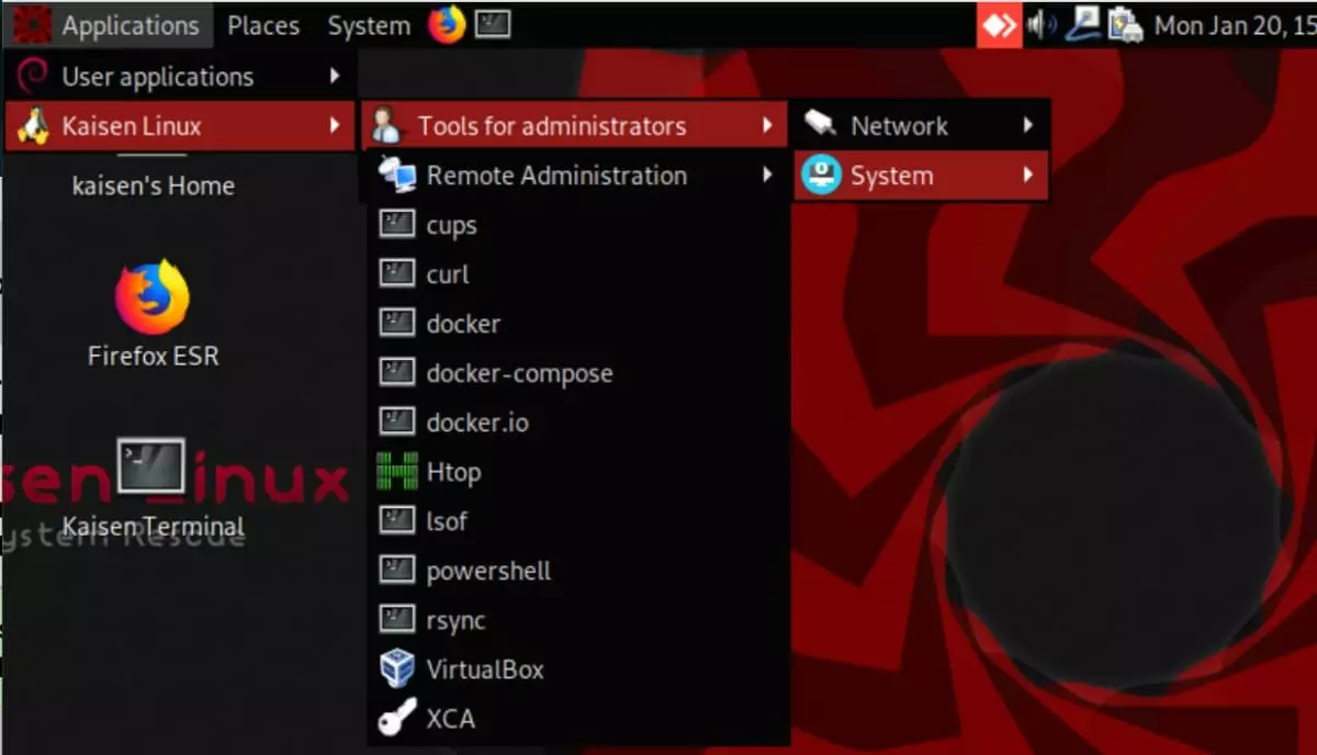 kaisen linux administratorverktøy