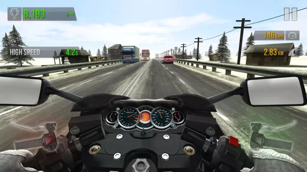 Кращі ігри для Android 2019 року Racing Game Traffic Rider