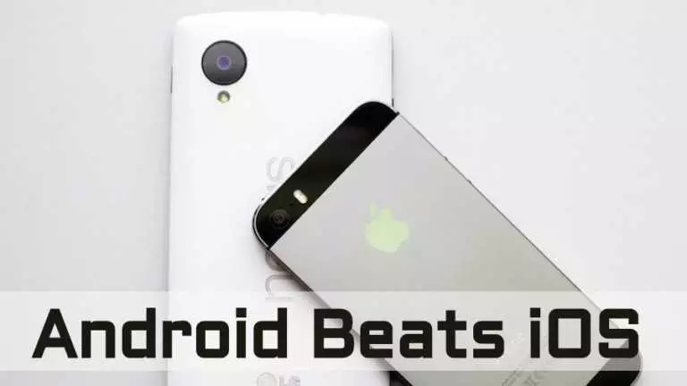 Android beats ios