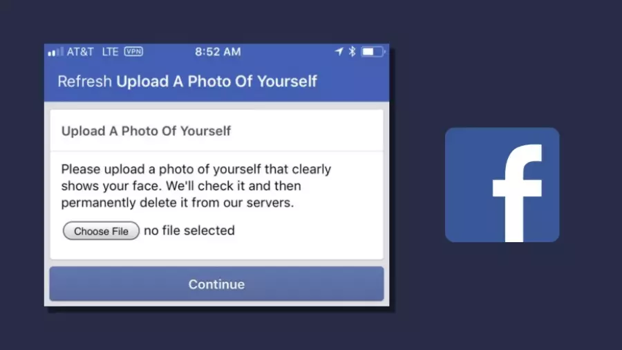 "Bir Selfie Yükle" - Facebook Yakında Robot olmadığınızı Onaylamak İçin Resminizi İsteyebilir