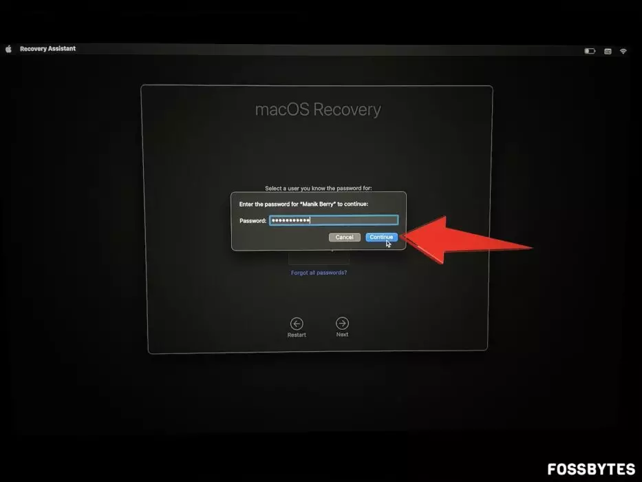 4. Zmień ustawienia dla bootowalnego instalatora macOS
