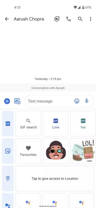 Google Messagesi SMS-rakendus