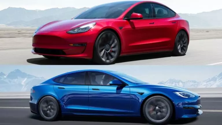 Tesla Model 3 супраць Model S