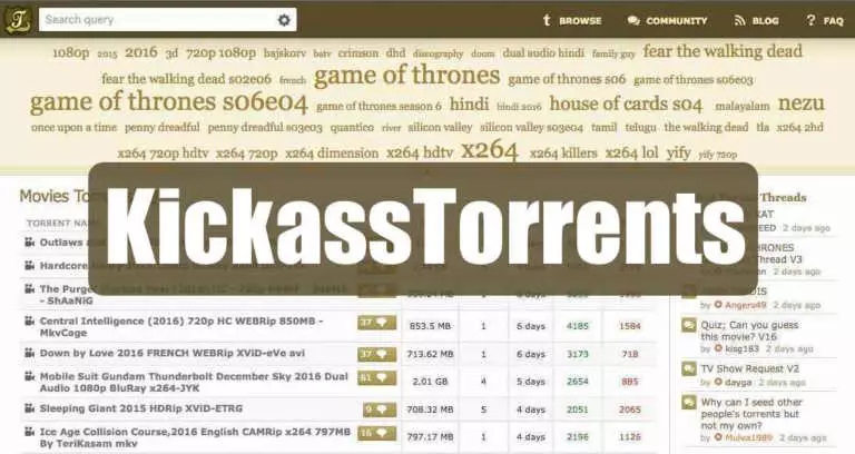 kickasstorrent-Fonds