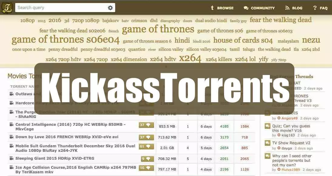 Администраторам KickassTorrents нужна ваша помощь, чтобы восстановить сайт