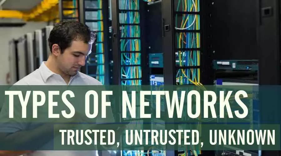 Vrste mreža: pouzdane, nepouzdane i nepoznate mreže