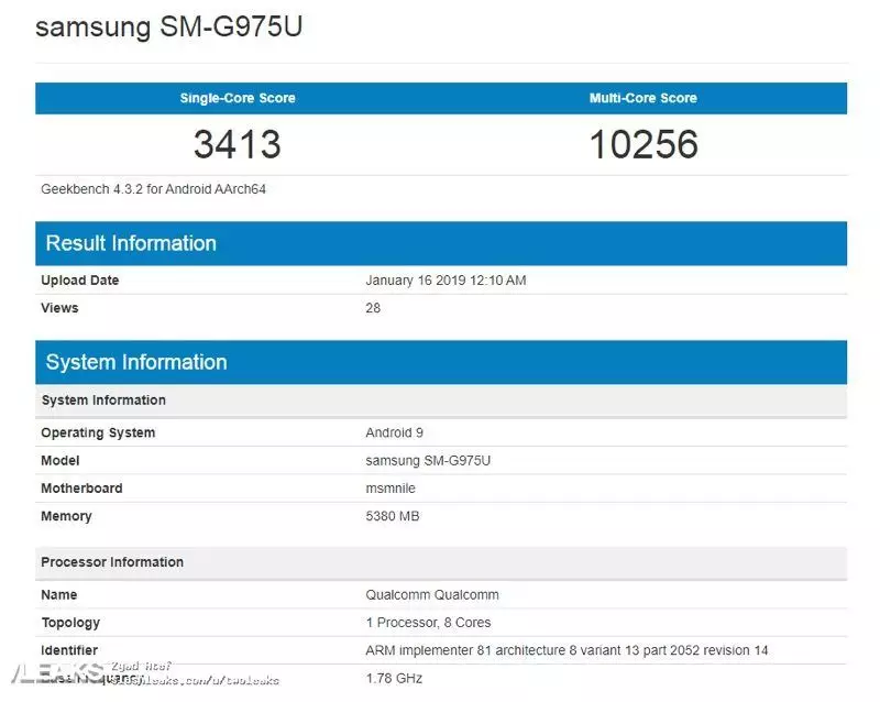 Samsung s10-benchmark