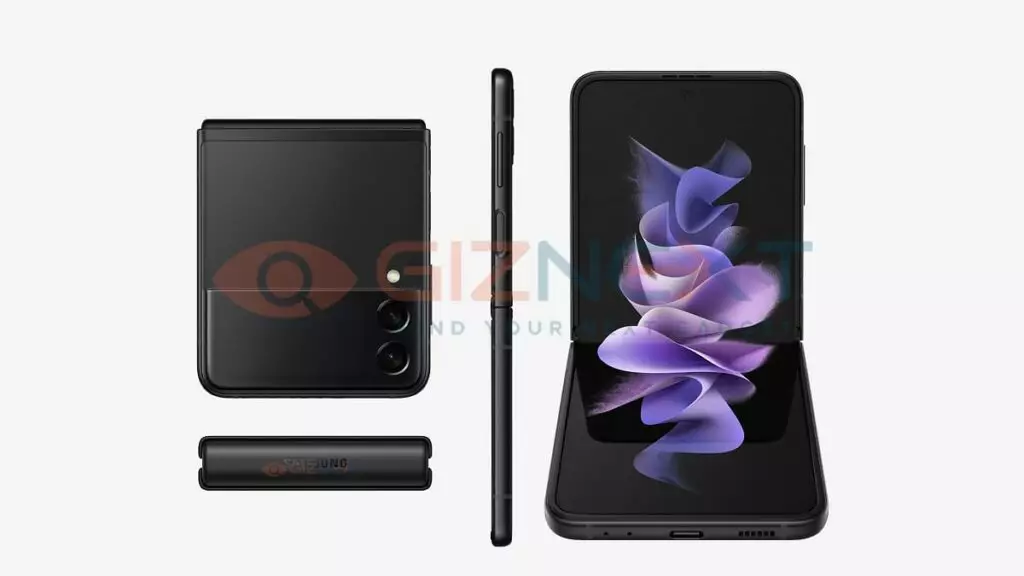 Samsung Galaxy Z Flip3 fwit ankò: kat opsyon koulè, Snapdragon 888 5587_2