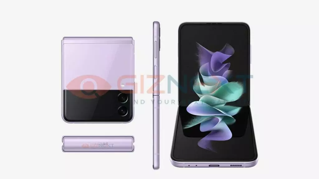 تم تسريب Samsung Galaxy Z Flip3 مرة أخرى: أربعة خيارات للألوان ، Snapdragon 888 5587_5