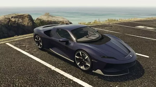 Grotti Itali RSX - mobil panggancangna kadua di GTA 5 Online