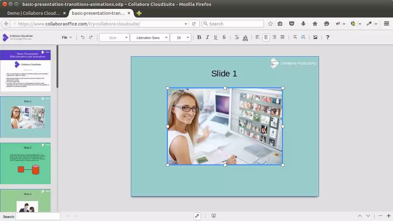 Screenshot-Präsentation-1-Collabora-Cloudsuite