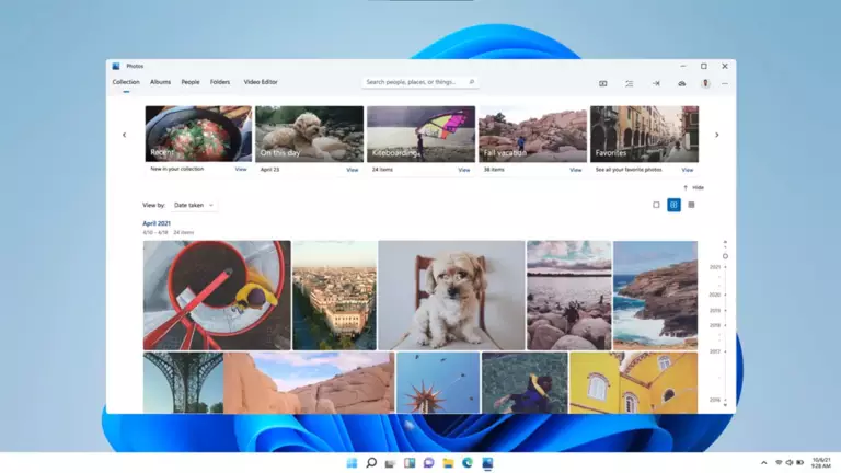 aplicația de fotografii pentru Windows 11
