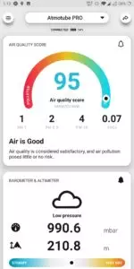 Atmotube pro clean air