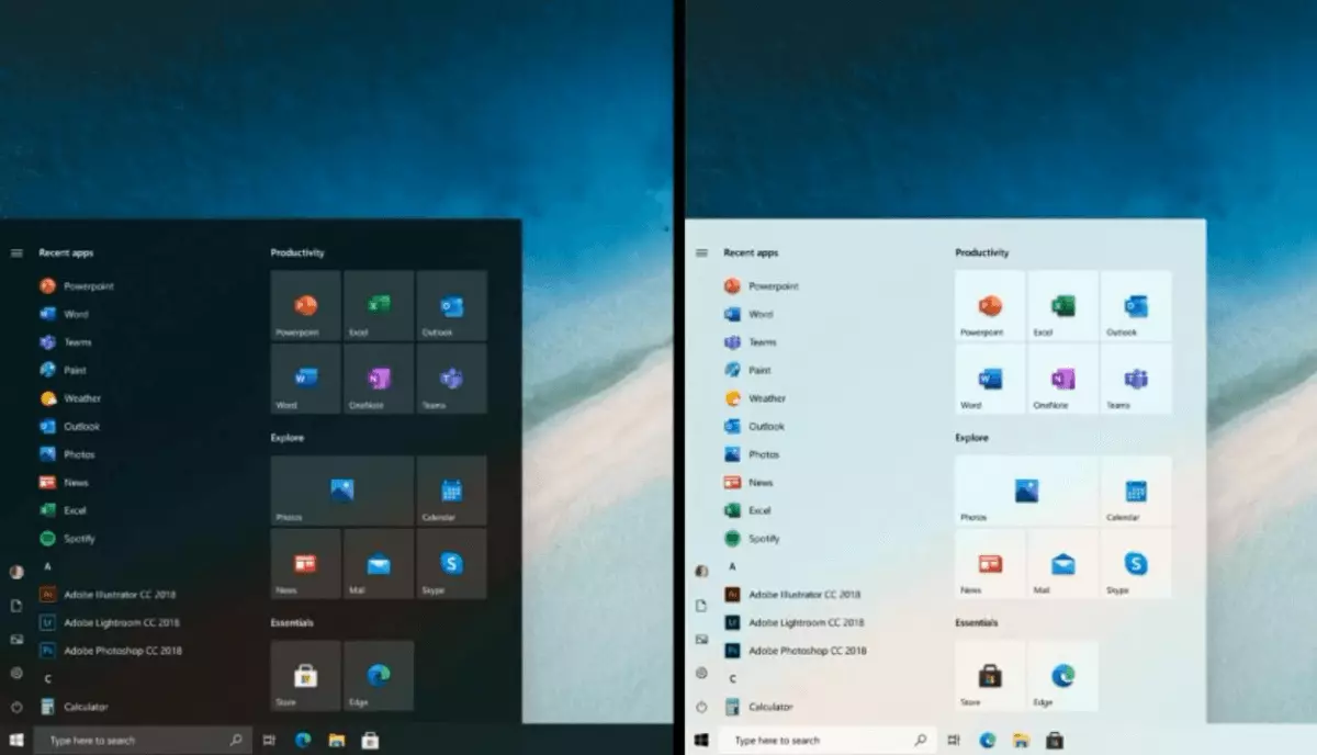 Anyar Windows 10 Desain Menu Mimitian Ieu Di dieu Pikeun Ngadamel Hal-hal Saderhana