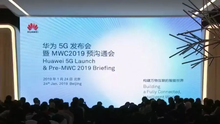 Huawei tillkännager kommande 5G hopfällbar telefon och Balong 5000-modem