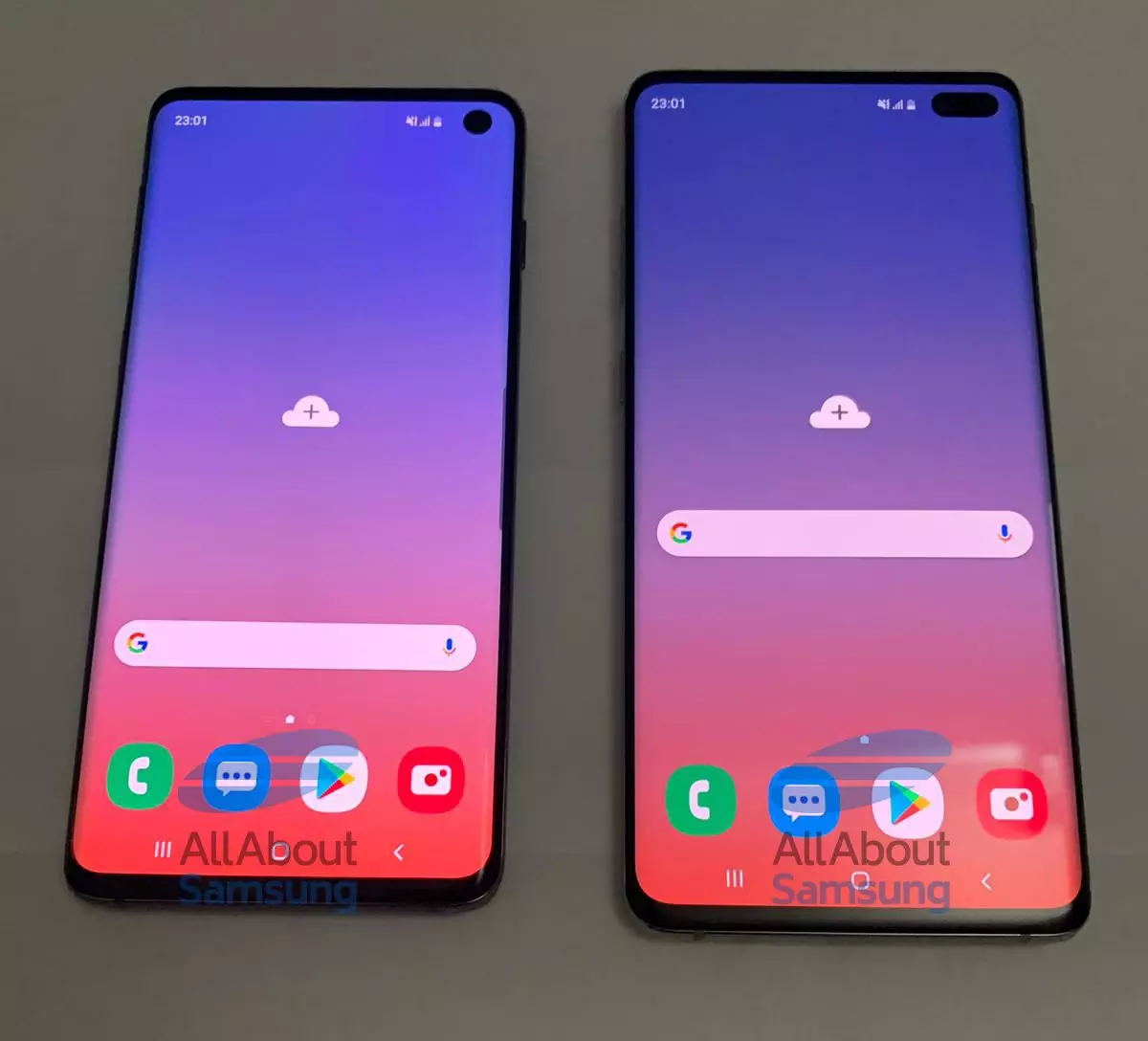 Galaxy S10 uniklý obrázek na přední straně