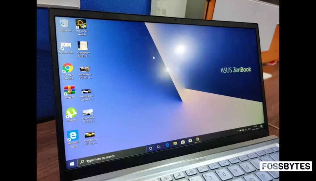 AMD Ryzen Agbara Kọǹpútà alágbèéká Asus Zenbook 14 Awọn alaye