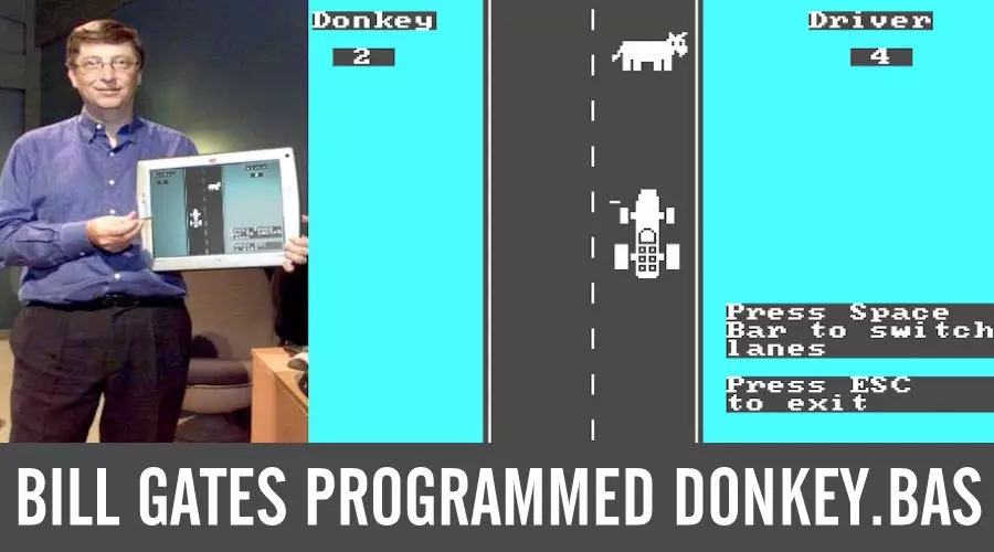 Donkey.bas: Bill Gates programozta a világ első PC-játékát 1981-ben – Játssz itt