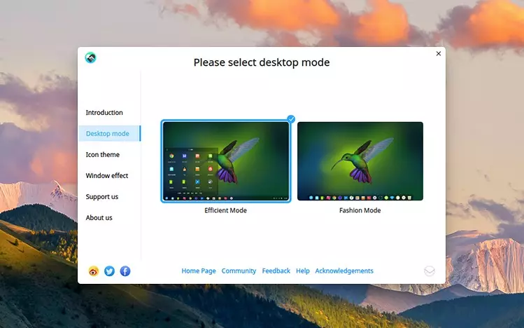 deepin desktop