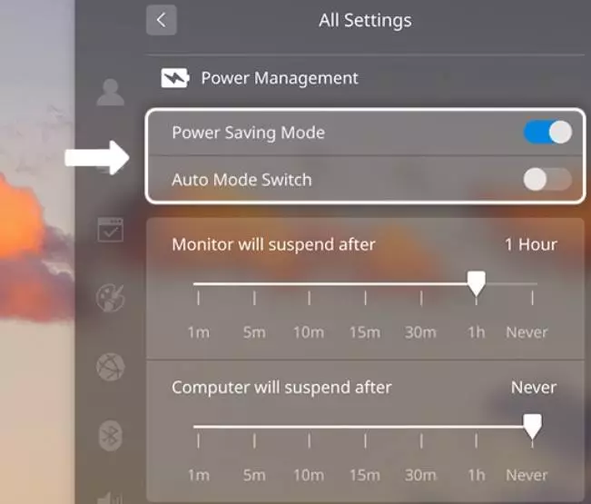 deepin 15.7 energia aurrezteko modua