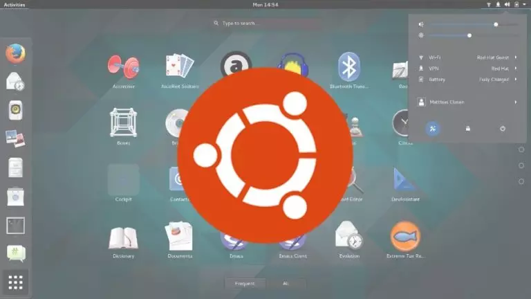 ubuntu 18.04 lts gnome domyślnie