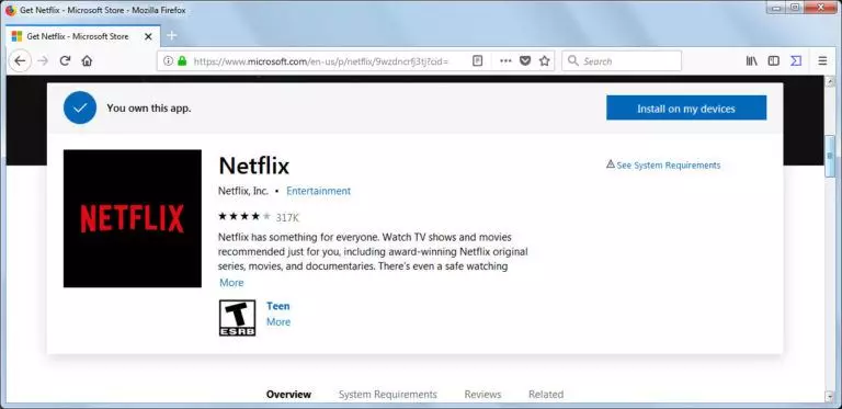 Microsoft дүкөнү Менин түзмөгүмө орнотуу Алыскы колдонмо Windows 10 орнотуу