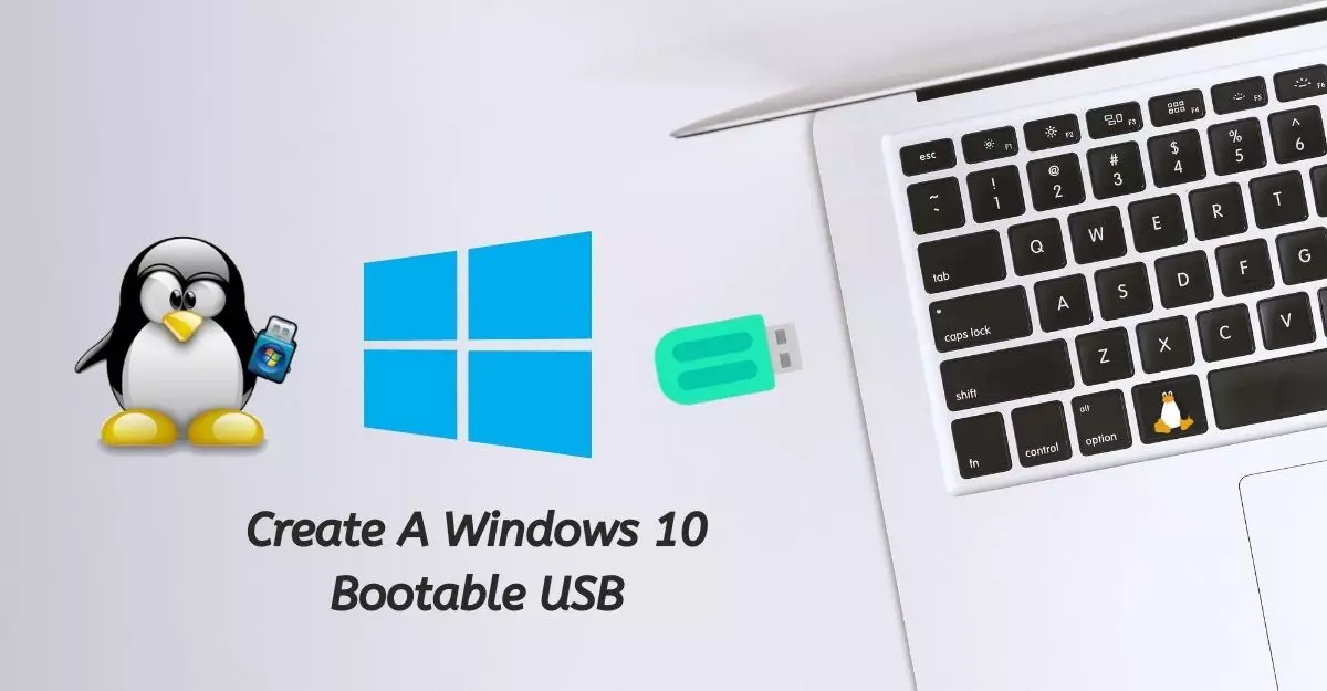 Linuxda Windows 10 yuklanadigan USB ni qanday yaratish mumkin?