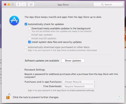 自動ダウンロード-macos-app-store