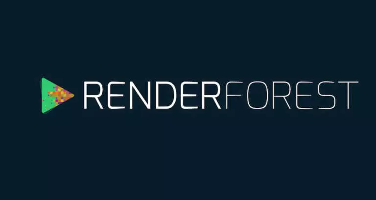renderforest-logo-in primo piano