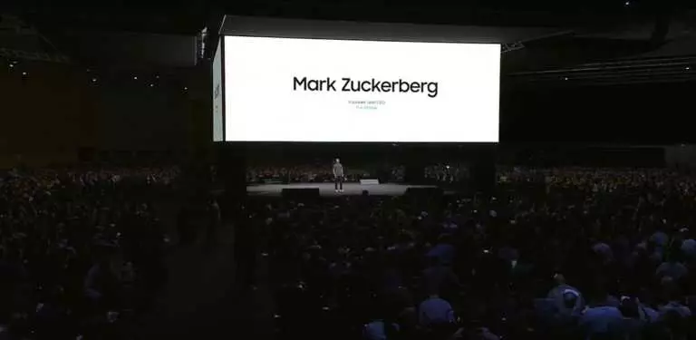 mark zuckerberg facebook samsung réaltra s7 gear seoltaí vr