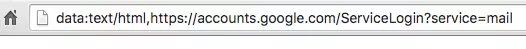 dataURI gmail фишинг