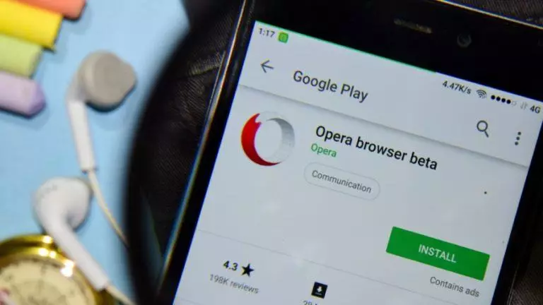 Navigateur Opera bêta Android
