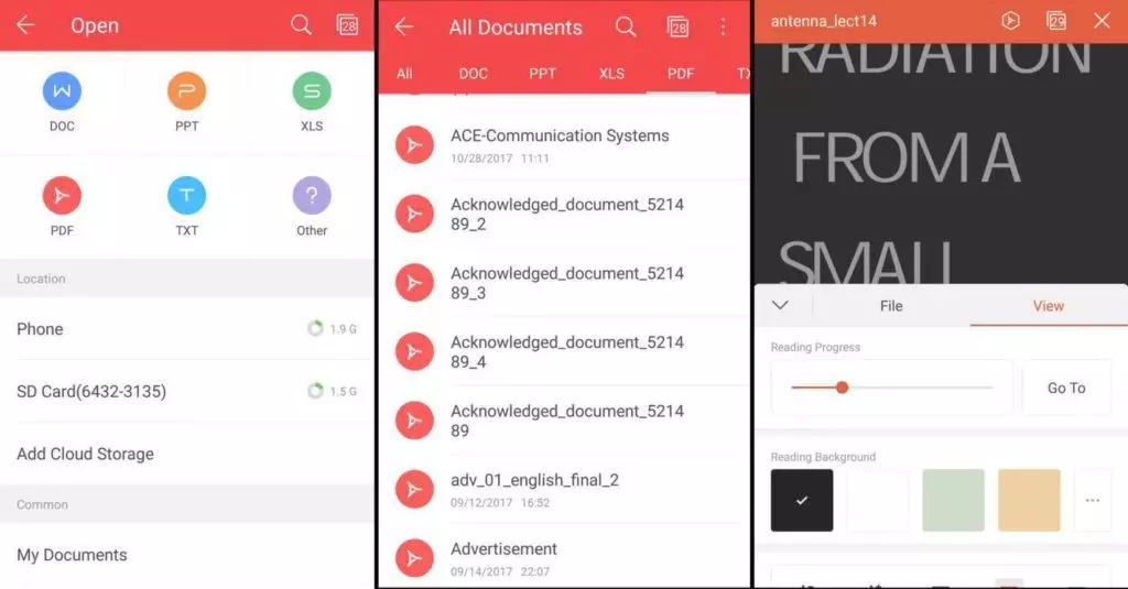 Android четец на pdf