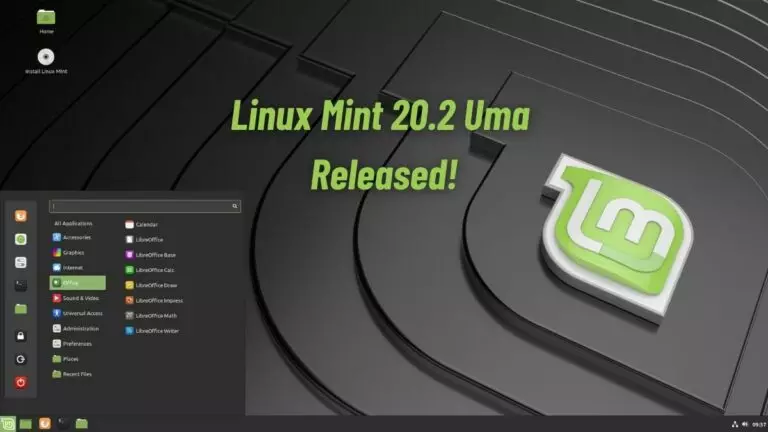 Linux Mint 20.2 Uma buraxıldı!