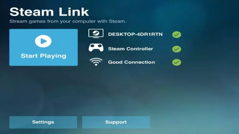 Steam Link aplikazioa