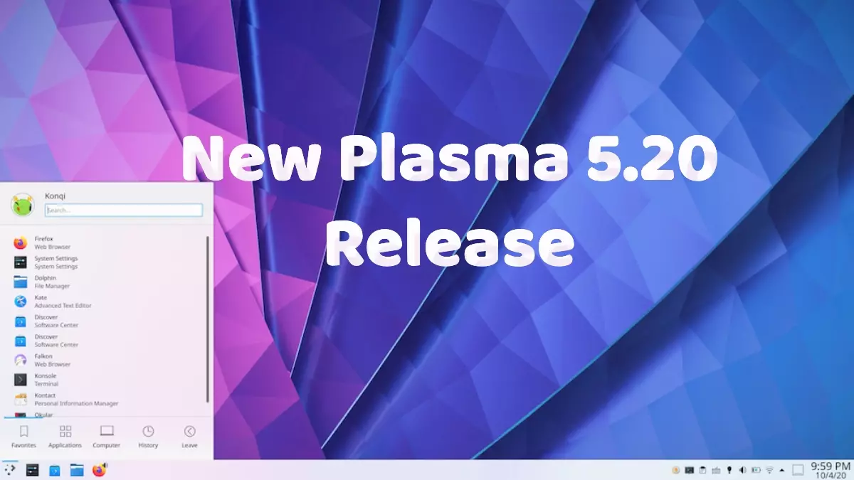 KDE Plasma 5.20 to ogromne wydanie z nową piękną tapetą