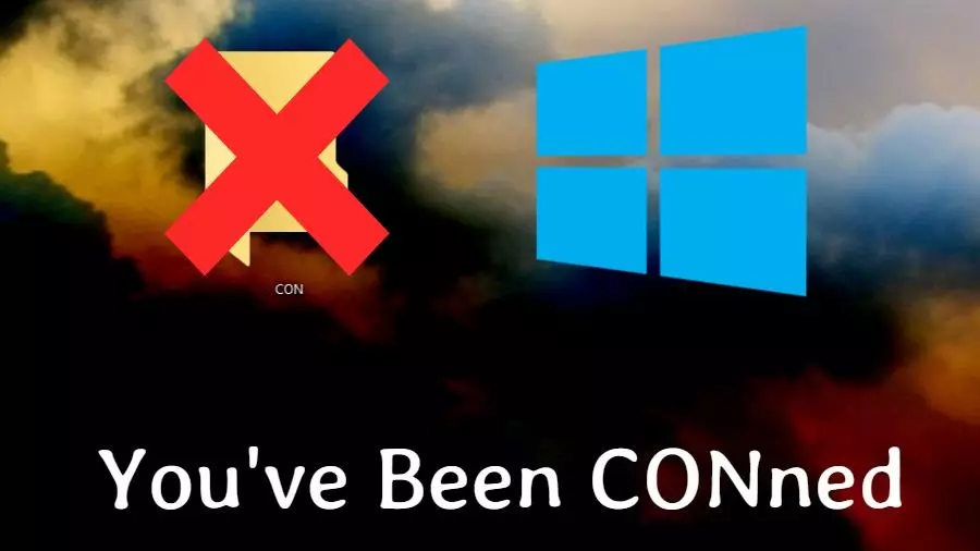 Haikwanise Kugadzira Windows Con Folder (CON, PRN, NUL)? Heino sei!