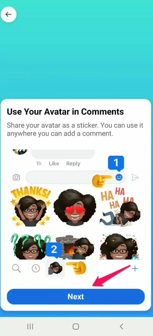 avek stickers son avatar facebook