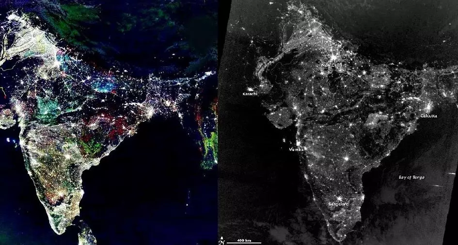 Fotot e Indisë nga hapësira në natën e Diwali: Kontrolloni faktet tani!