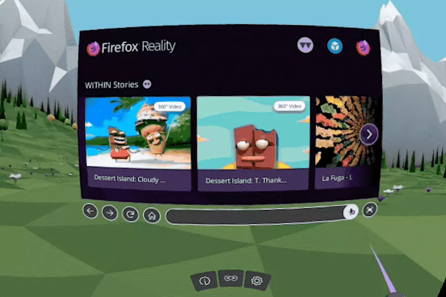 A Mozilla elindítja a Firefox Reality webböngészőt a virtuális valóság fejhallgatóihoz 9404_2